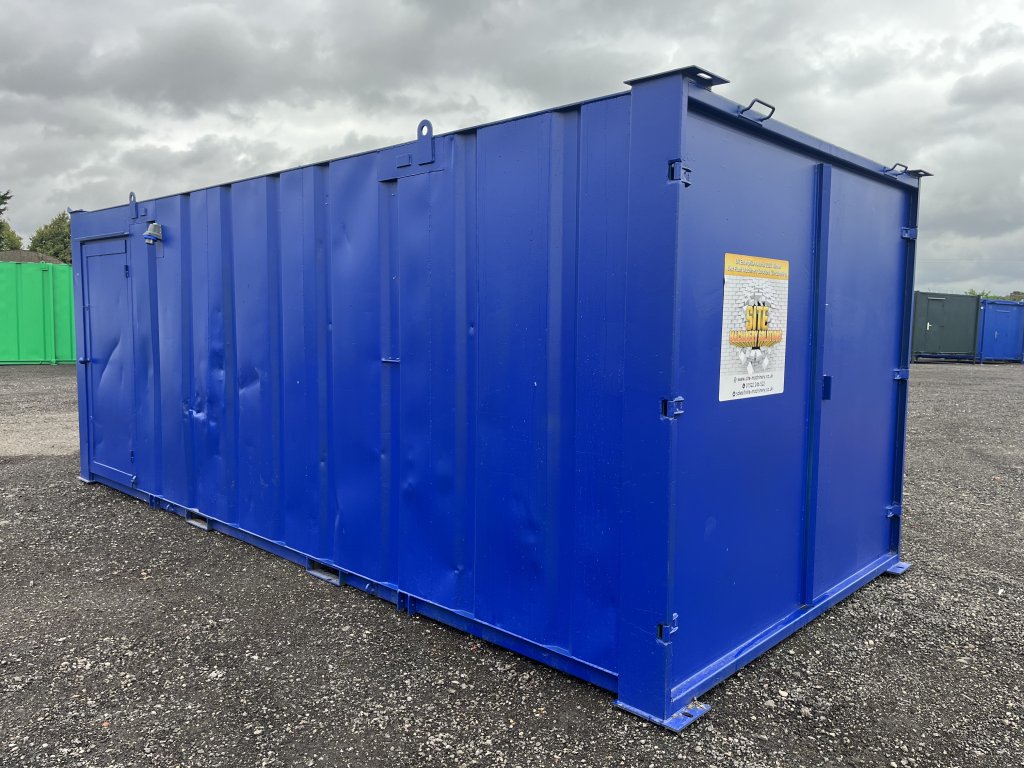 20ft x 9ft Modular Office (10') & Anti Vandal Site Container (10 ...